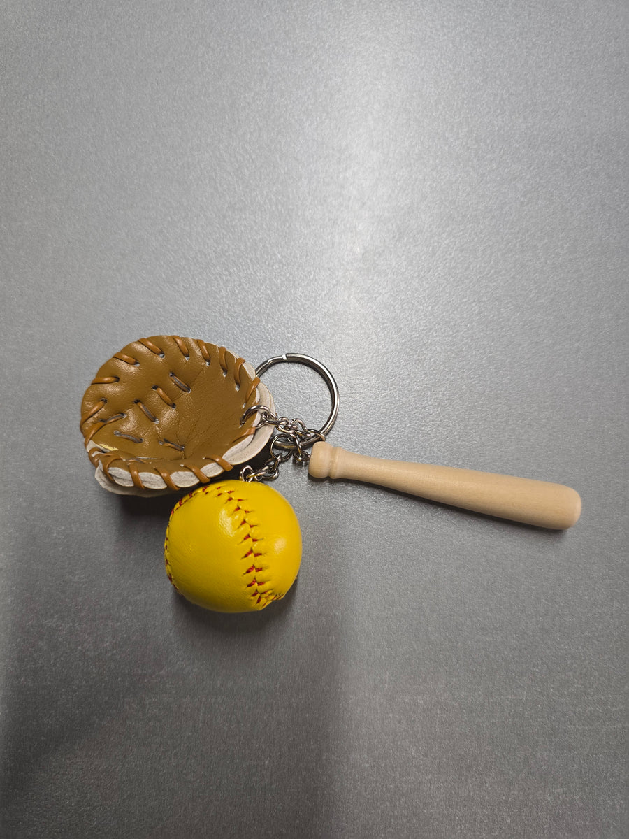 Softball Key Chain – BatCave Sports